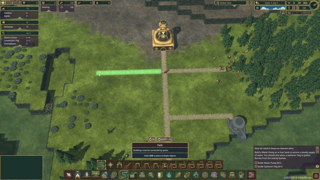 Timberborn - Plains - Part 1 (fresh start) - YouTube