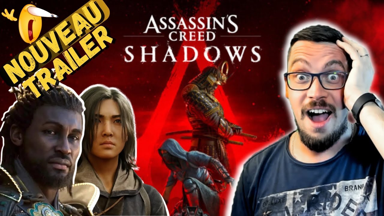 😱TRAILER RÉACTION AC SHADOWS⚔️ #assassinscreedshadows #trailer #ubisoft ...