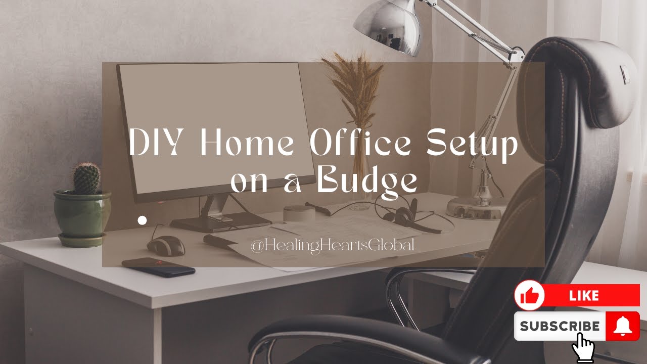 DIY Home Office Setup on a Budget: Affordable and Functional - YouTube