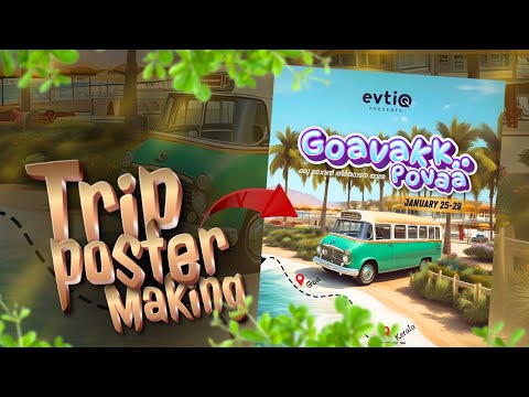💥🔥College Trip Poster Making//CANVA MALAYALAM Tutorial// - YouTube