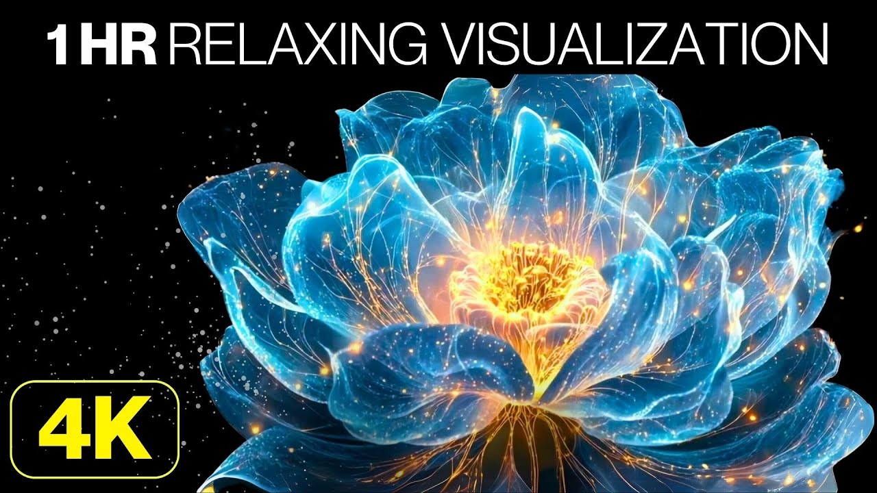 1 Hour 4K Visualization Loop with Calming Music for Relaxation ...