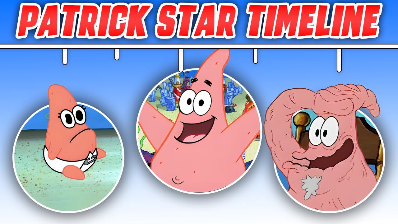 The Complete Patrick Star SpongeBob SquarePants Timeline - YouTube