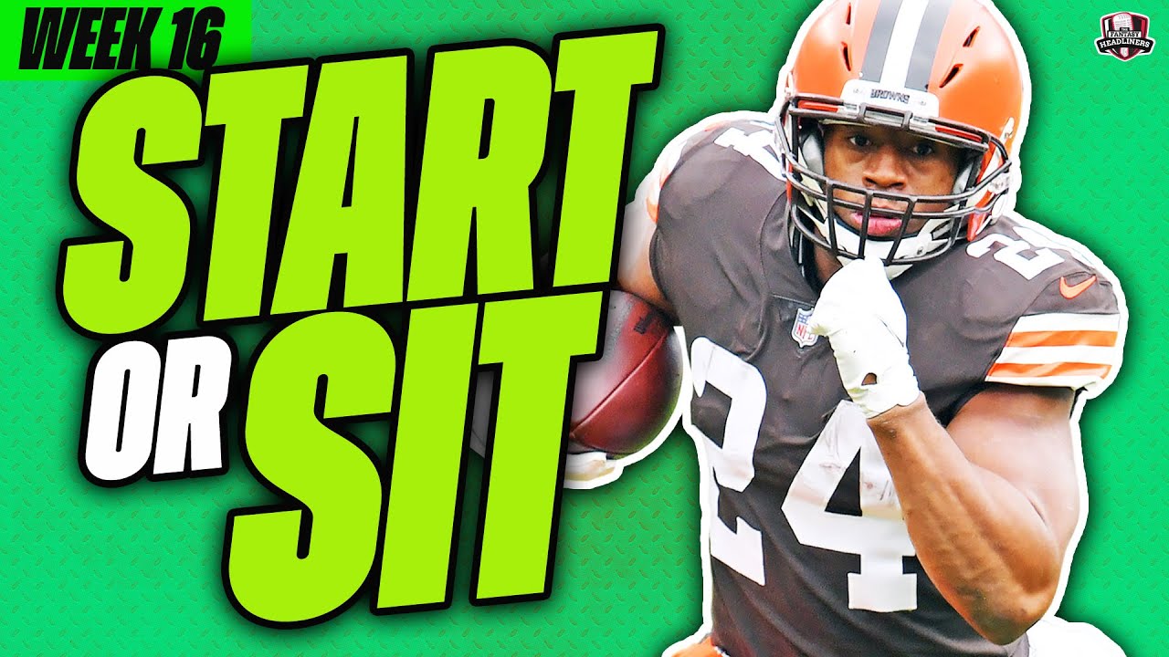 Week 16 Running Backs MUST Start or Sit - Every Match Up!!! - 2022 ...