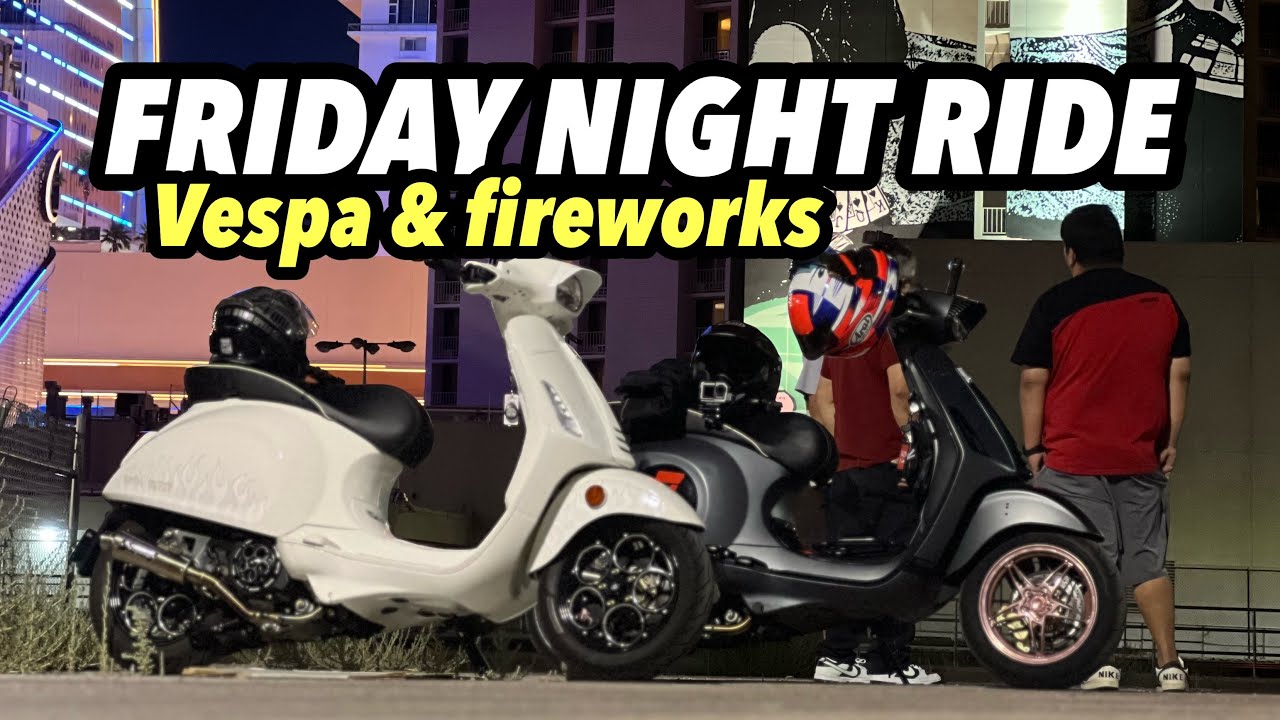 Bomac Vlogs | Friday Night | Vespa & Fireworks - YouTube