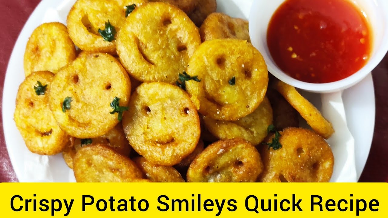 Crispy Potato Smileys Recipe by Cooking with Shayena | Kids Recipes ...