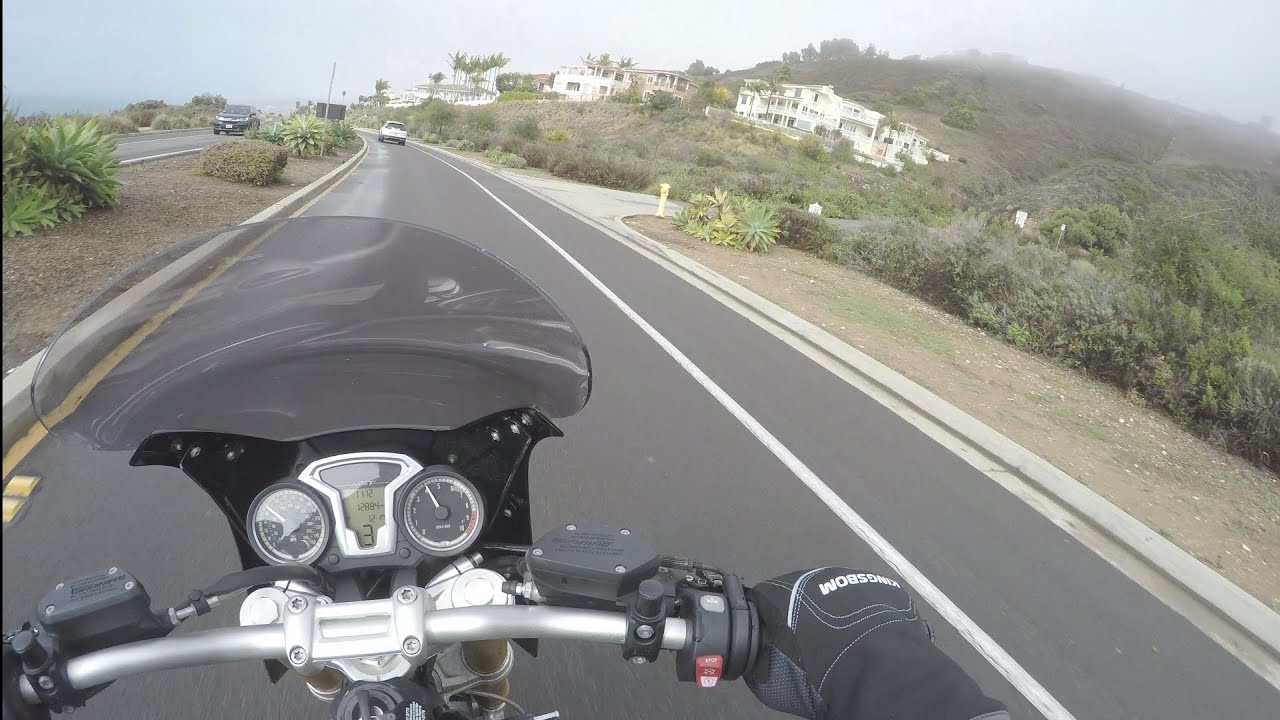 Cold And Windy Bayside | BMW R nineT POV - YouTube