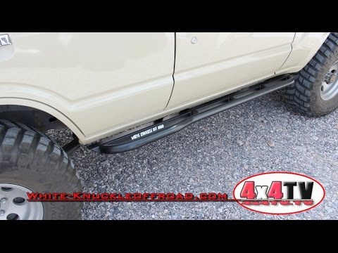 4x4TV Product Review - White Knuckle OffRoad Sliders Install on Toyota ...