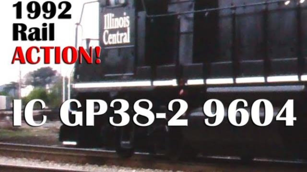 IC GP38-2 9604, Illinois Central Chicago District, Paxton, IL, Sept. 24 ...
