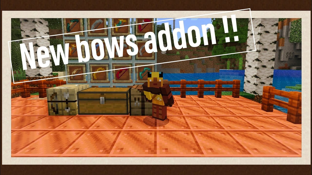 New bows addon for Minecraft pe ( 1.18.30) - YouTube