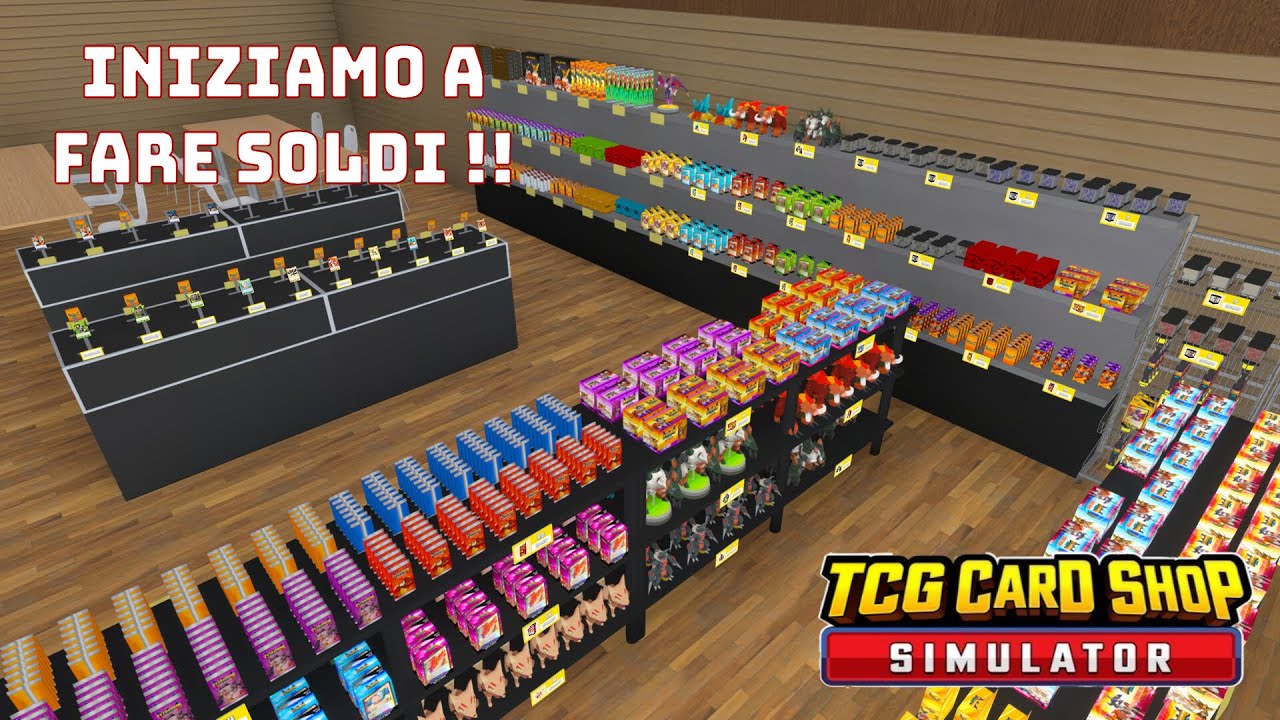 INIZIAMO A FARE SOLDI CON I PACK TETRAMON !! -TCG CARD SHOP SIMULATOR ...