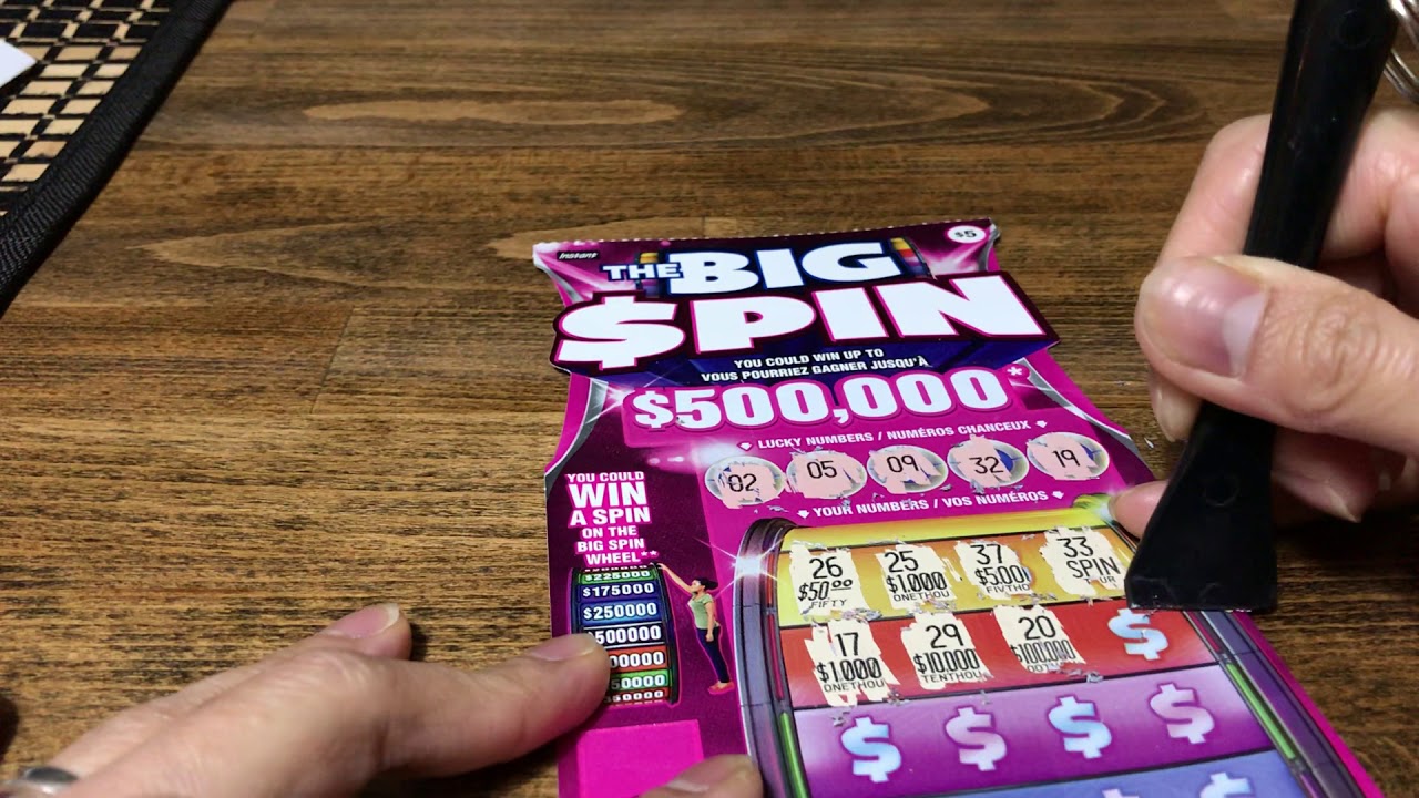 The Big Spin |olg instant scratch tickets - YouTube