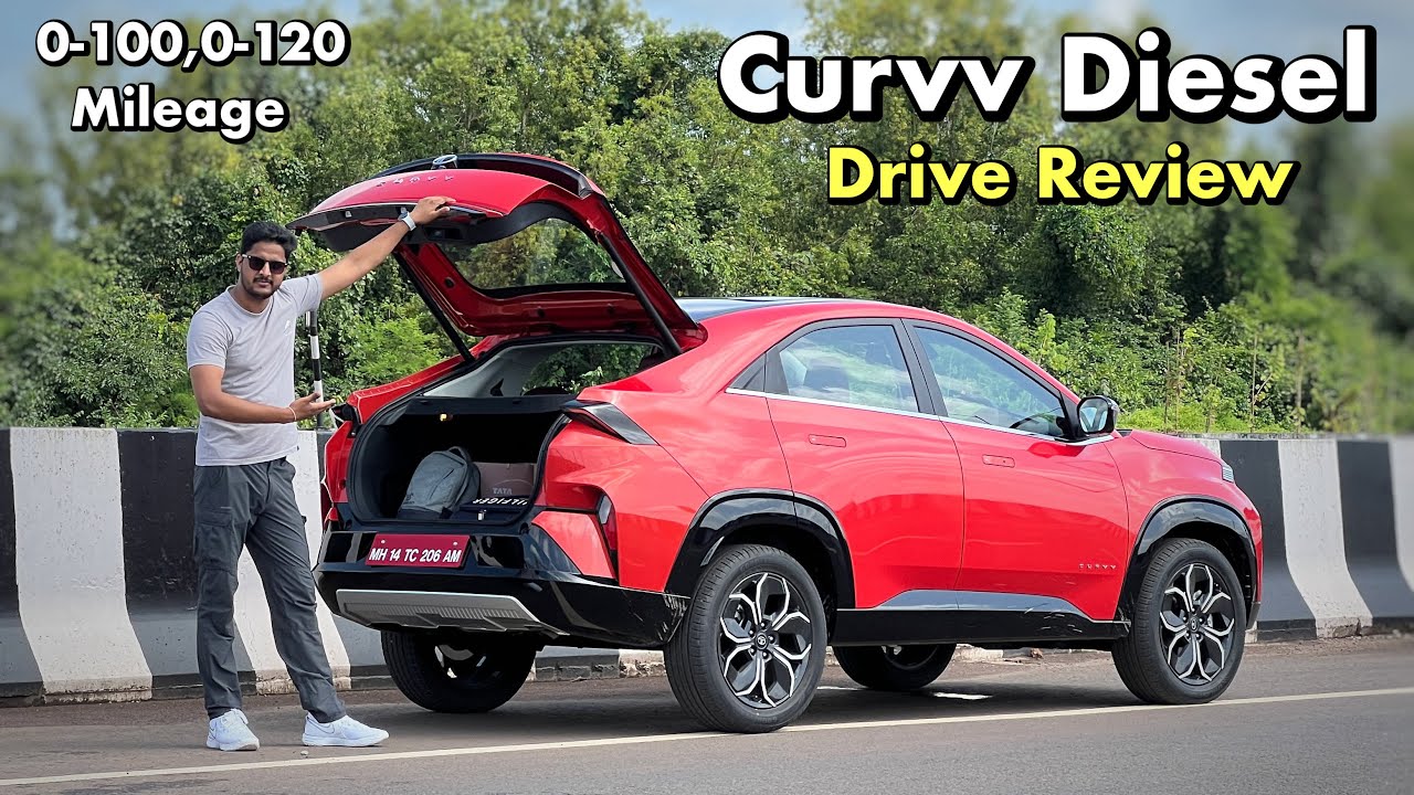 Tata Curvv Diesel DCA Drive Review: Performance, Mileage & Comfort ...