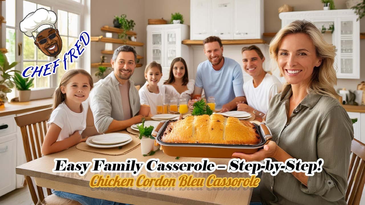 Cooking a Simple Chicken Cordon Bleu Casserole with Chef Fred | Budget ...