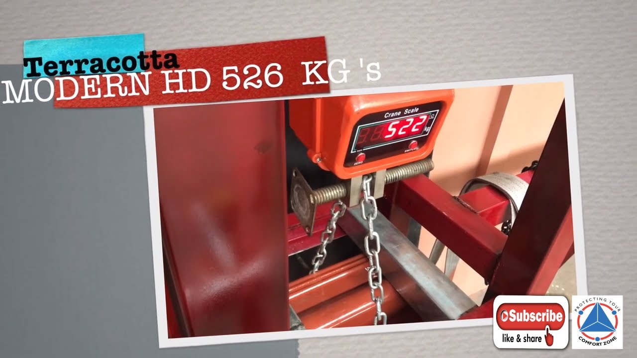 Roof Tile strength test, 5 Tiles tested, Which tiles takes 525kg and ...