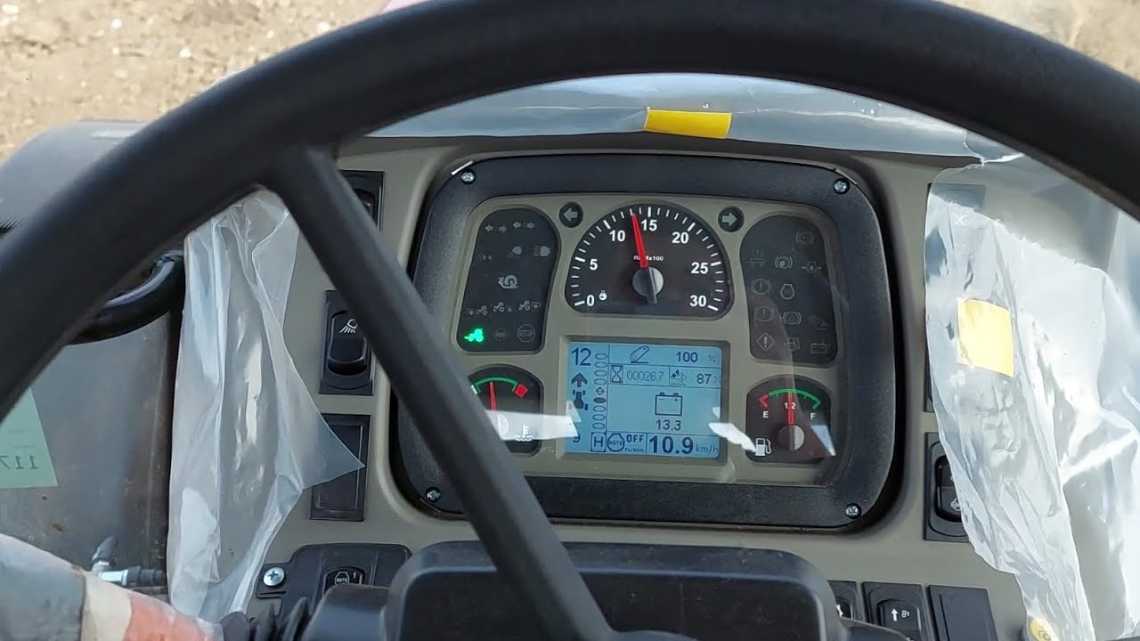 CASE FARMALL 110 A ÖZDÖKEN MİBZER ARPA - TRACTOR POV DRİVE BARLEY ...