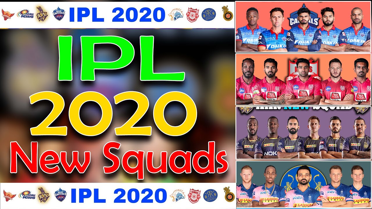 IPL 2020 Auction | Team Squads For DC | KXIP | KKR | RR | - YouTube