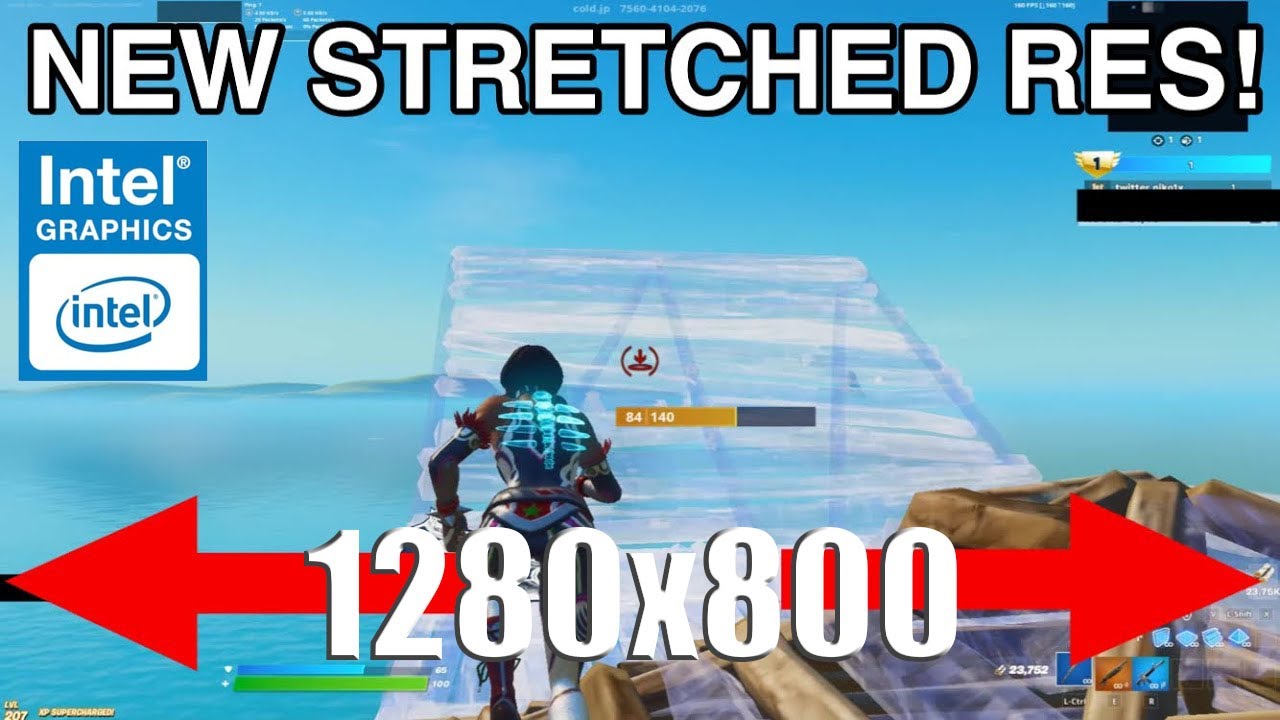 stretched resolution with low end pc | intel hd graphics 4600 - YouTube