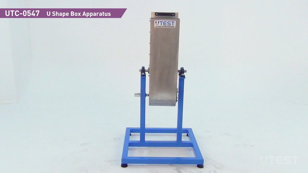 U Shape Box Apparatus UTC-0540 - YouTube