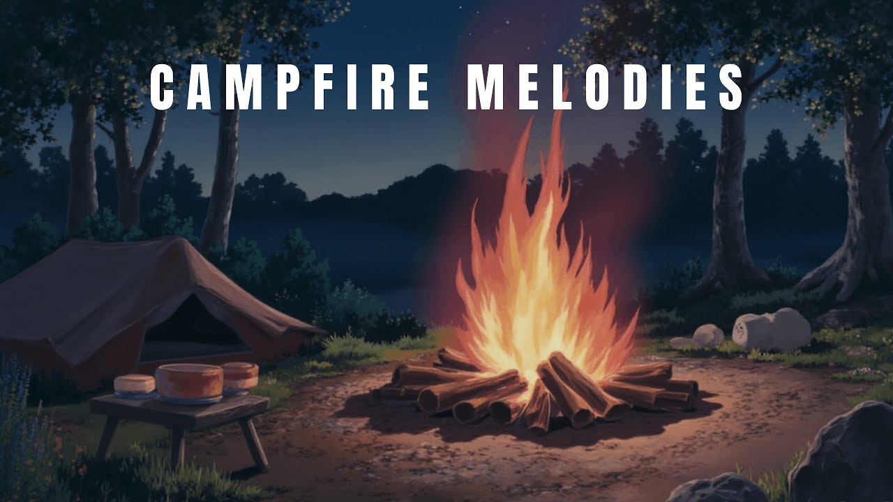 Calm Campfire Instrumentals Music for Stress Relief - Campfire melodies ...