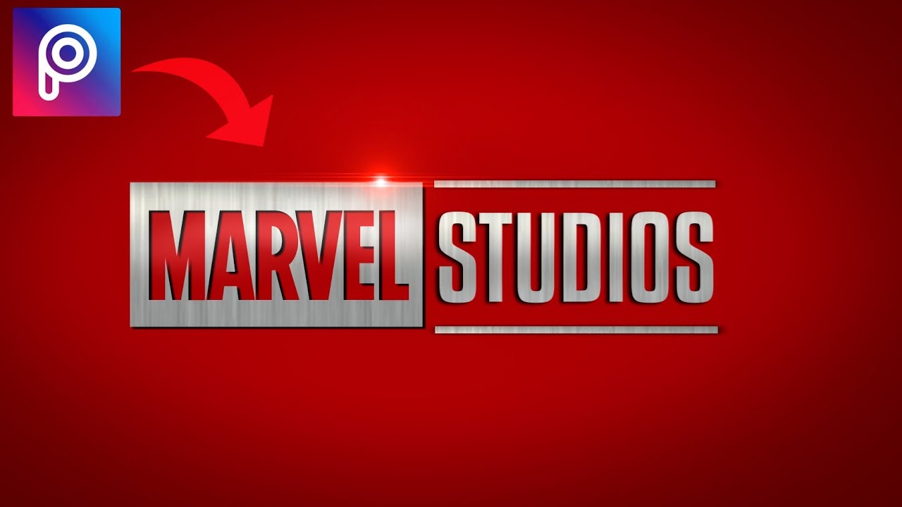 Create MARVEL Logo with easy way || PicsArt || #marvel - YouTube