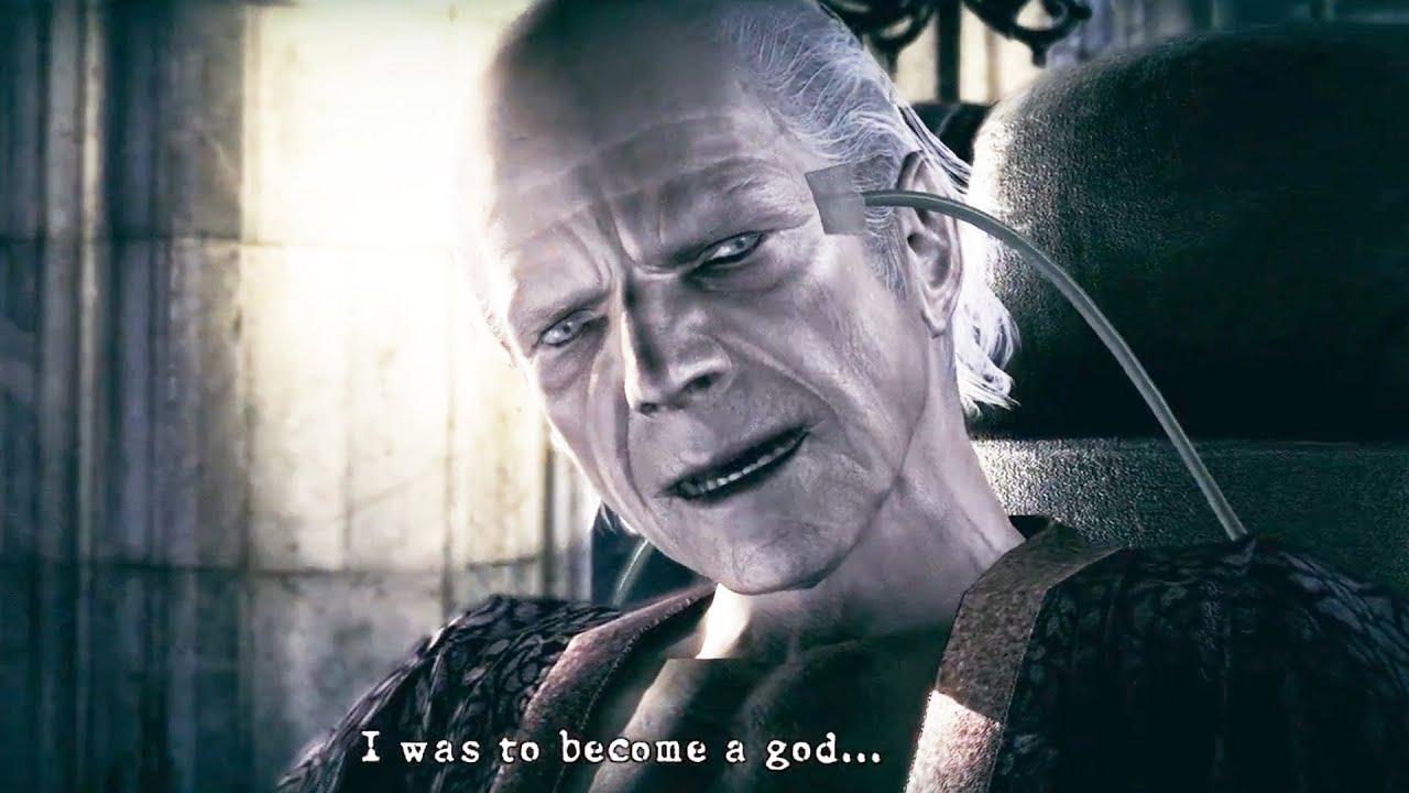 RE8 - Chris Discovers the Secret Between Umbrella and Miranda ...