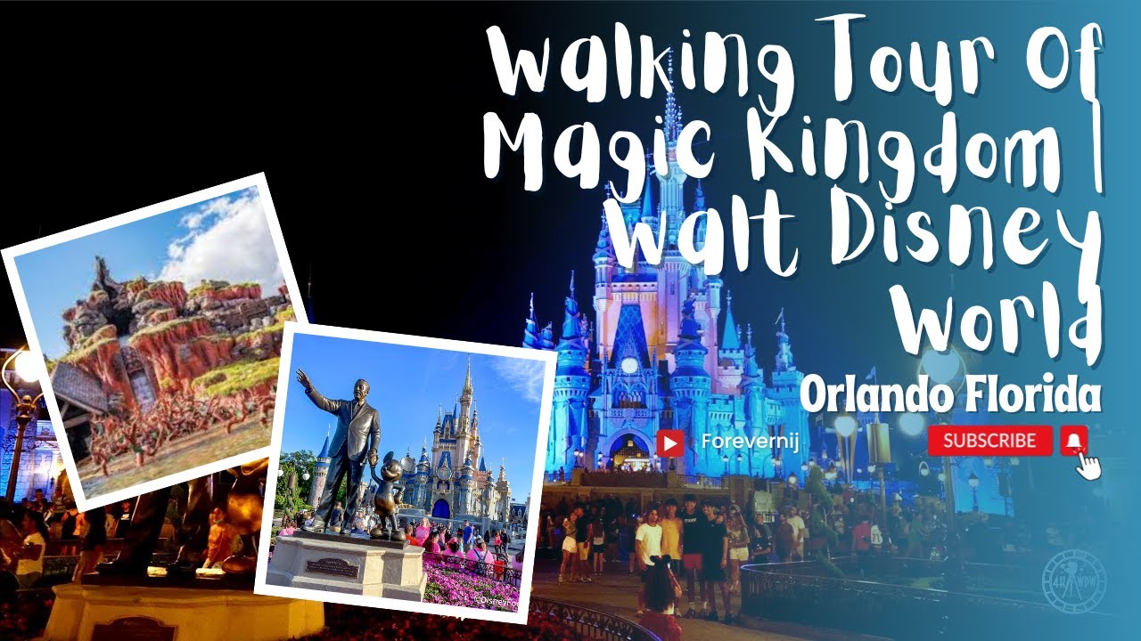 Walking Tour Of Magic Kingdom | Walt Disney World - YouTube