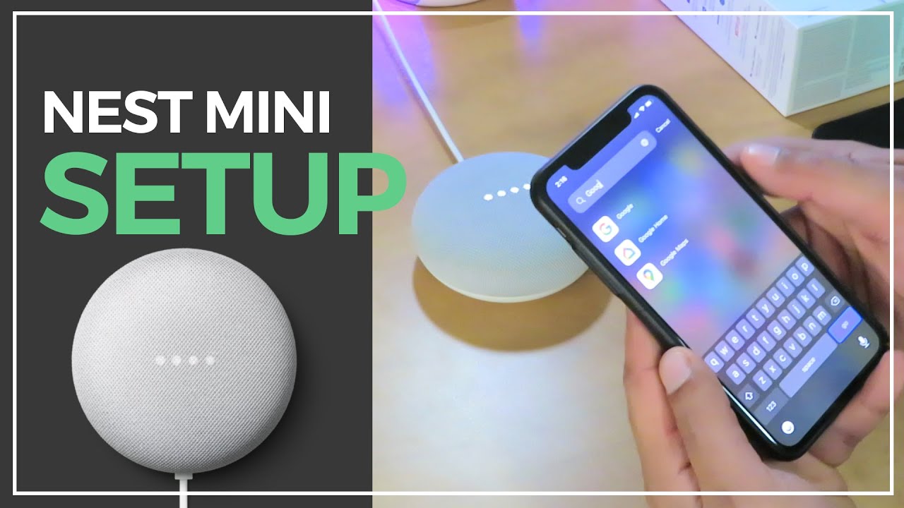 How to SET UP the Google Nest Mini | 2nd Gen Mini - YouTube