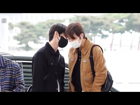 221103 도영정우 인천 ICN 출국 - YouTube