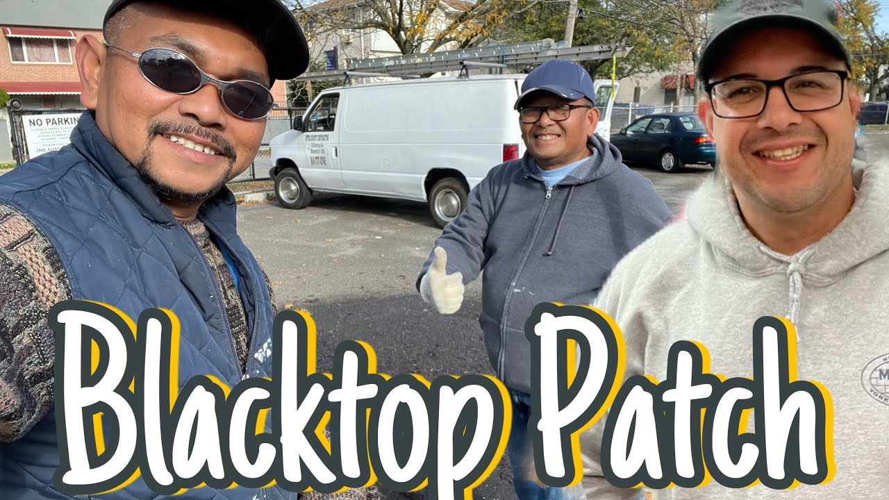 Blacktop / Ashpalt Patch Repair - YouTube