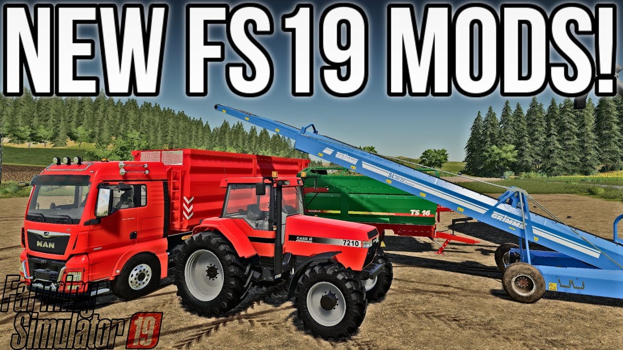 NEW MAN IT-RUNNER TRUCK + CASE 7200 UPDATE & MORE! | FS19 Mods - YouTube