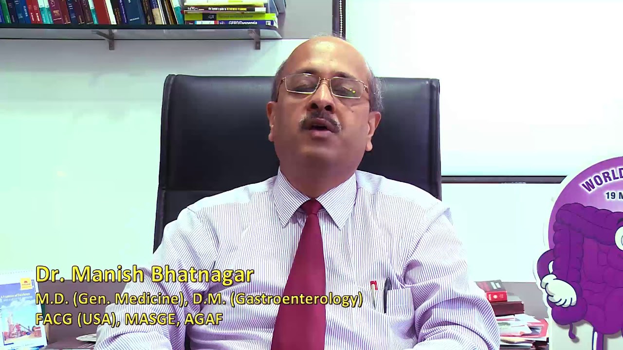 Dr. Manish Bhatnagar, Gastroenterologist, speaks on Inflammatory Bowel ...