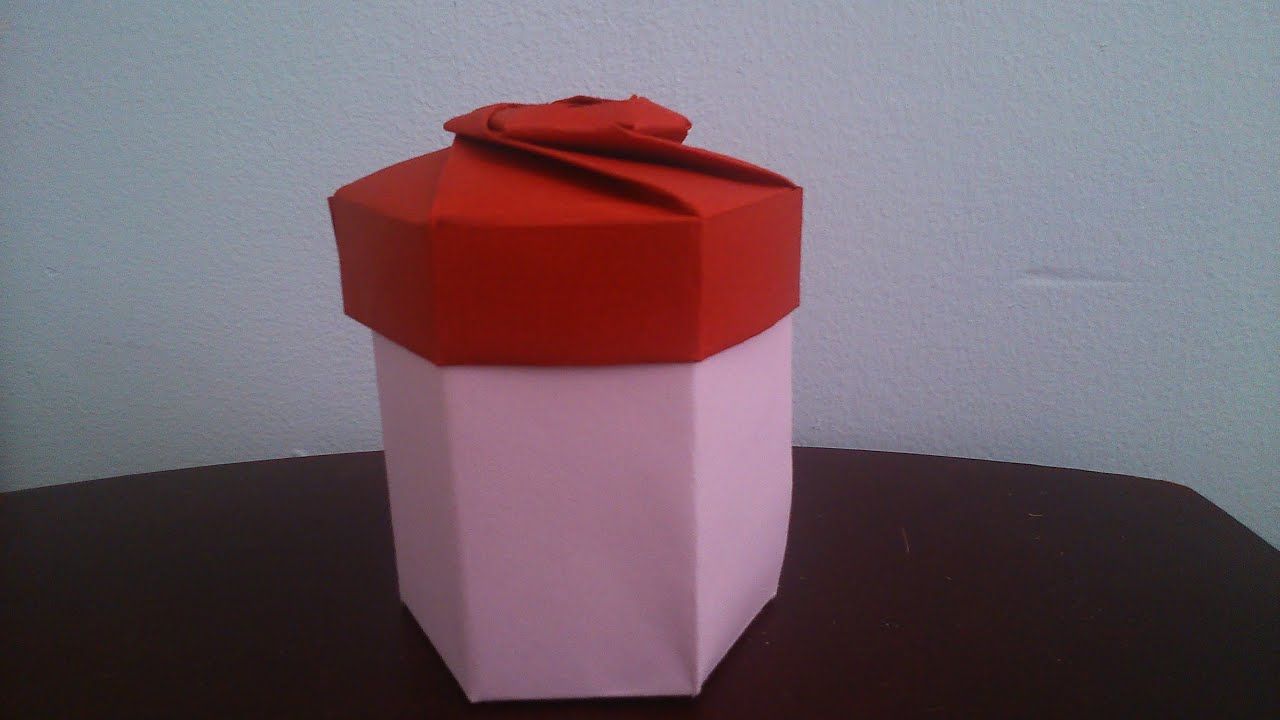 Hexagon Gift Box Origami - Tutorial - part 01 - YouTube