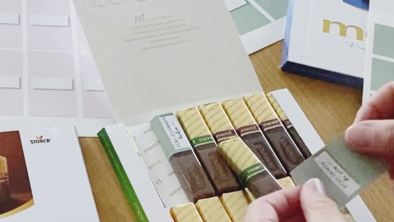 Merci Schokolade als persönliches Geschenk - YouTube