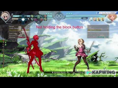 How to do 2B self destruct EASILY for newbie (Grandblue Fantasy Versus ...