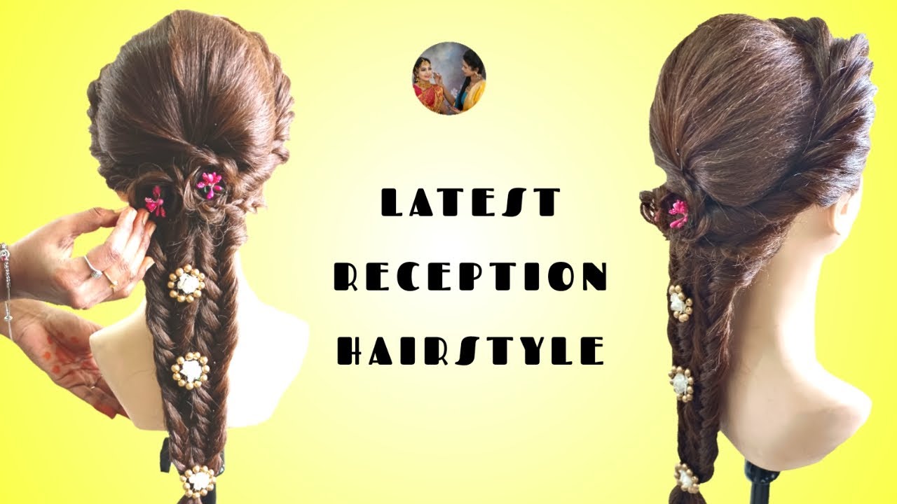 South Indian Reception Hairstyle | Tamil | Laxmi Bridal Makeover - YouTube