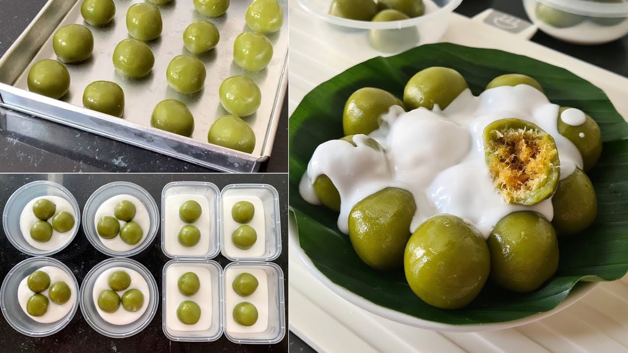 Ide jualan jajanan pasar, resep Bugis Mandi / Putri Mandi lembut kenyal ...