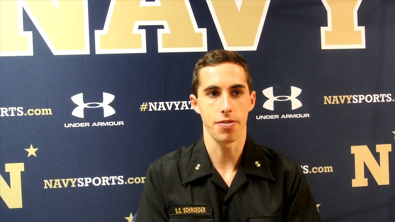 Steve Schroeder, Navy Athlete of the Week - YouTube