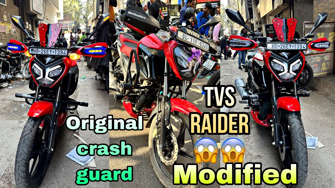TVs Raider Original crash guard Raider 125 genuine modification ...