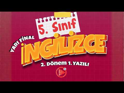5. SINIF İNGİLİZCE YAZILI HAZIRLIK - YARI FİNAL | 2. Dönem 1. Yazılı | 2025- 2026