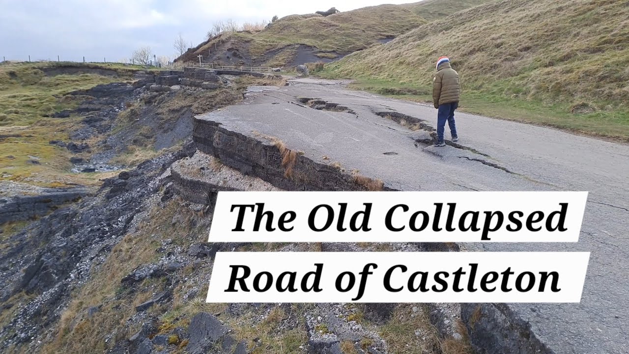 #Old #collapsed #road of #Castleton #mamtor #uk #peak district # ...