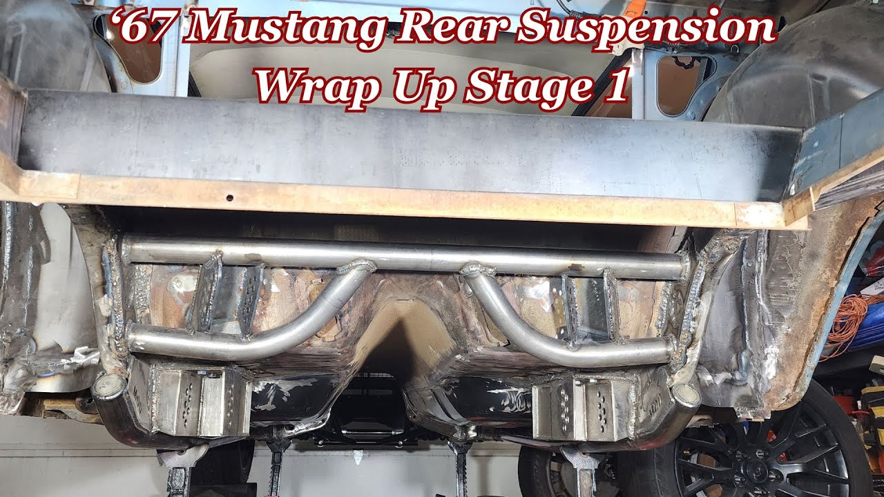 1967 Mustang Rear Suspension Wrap Up Stage 1 - YouTube