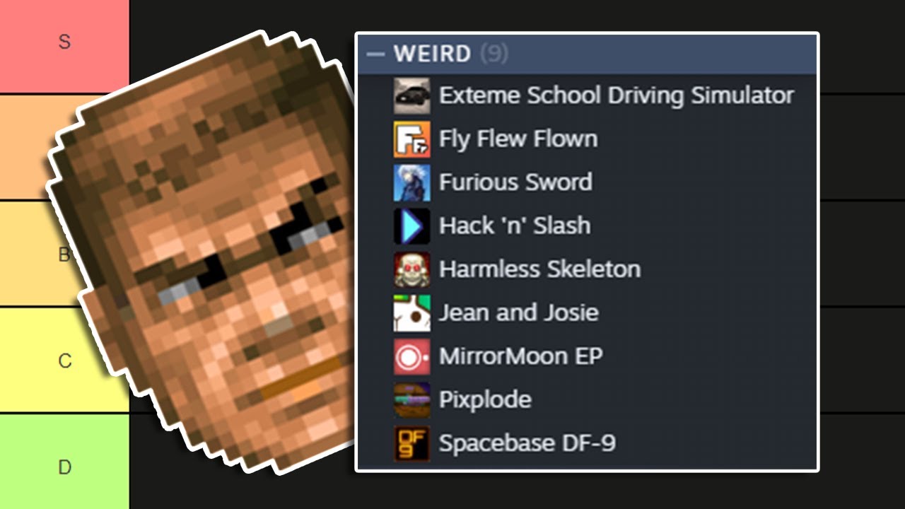 Playing and Ranking Weird Steam Games - YouTube