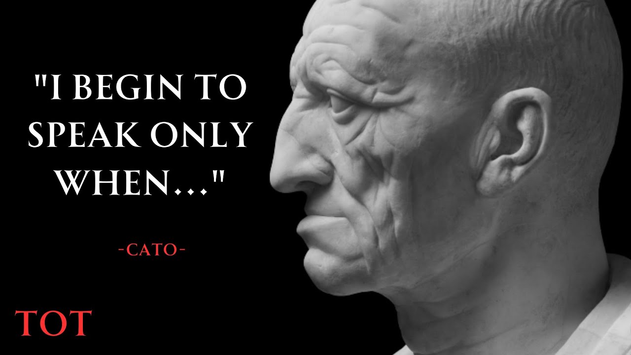 Cato The Roman Stoic⎥40 Quotes from Cato you have to hear before you ...