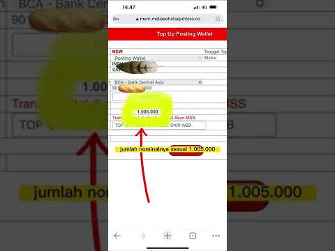TOP UP POSTING WALLET VIRTUAL ACCOUNT - YouTube