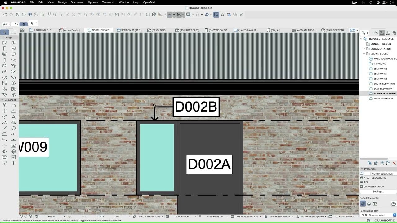 ARCHICAD 25 ELEVATION ANNOTATIONS & WINDOW NUMBERS - YouTube