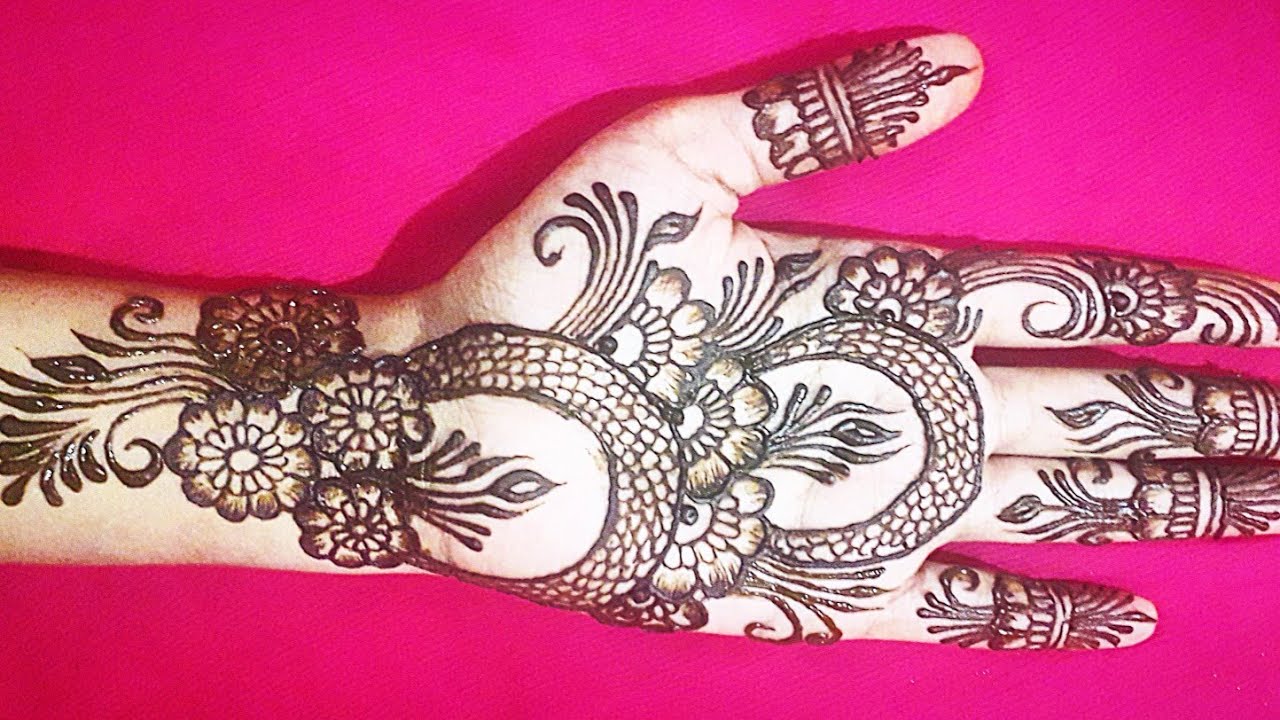 Simple and stylish mehndhi design/ latest mehndhi design 2020/mylanchi ...