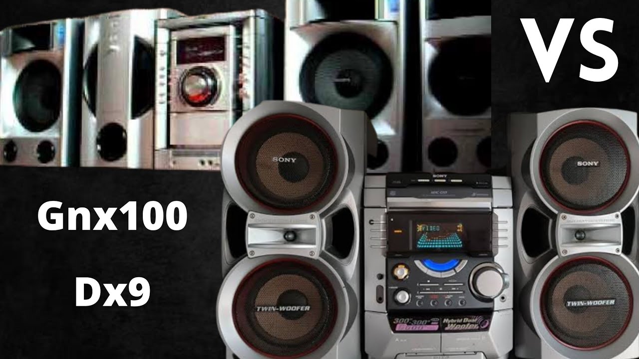 sony dx9 vs sony gnx 100 - YouTube