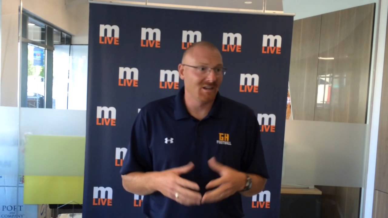Jason Duram talks about football season at Grand Haven - YouTube