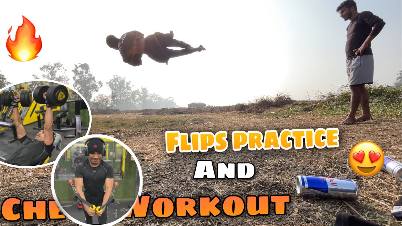 Stunts practice And Chest workout 🔥 - YouTube
