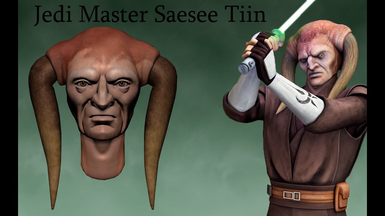 Jedi Master Saesee Tiin Custom Character Creation - YouTube
